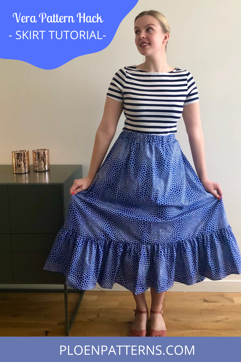 Vera pattern hack - make a skirt! – Ploen Patterns